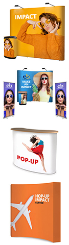 3x5 Pop Up Display Stand - The Expo Banner
